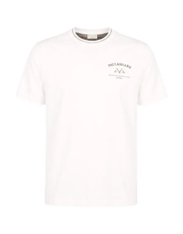 Paul & Shark T-shirt Size Cotton, Lyocell