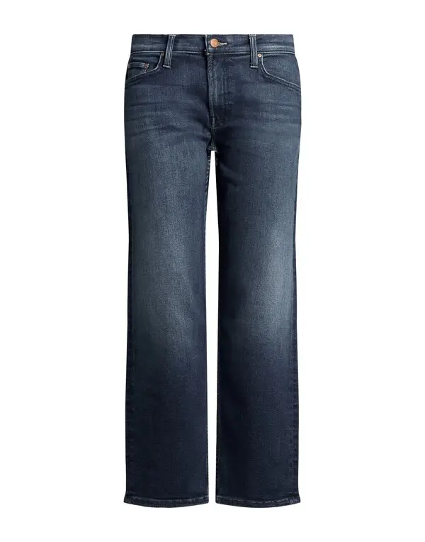 MOTHER Straight-leg Jeans In Cotton, Modal, Polyester, And Elastane