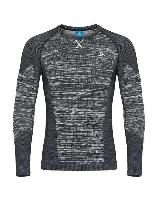 ODLO Long Sleeve Base Layer T-shirt - Charcoal