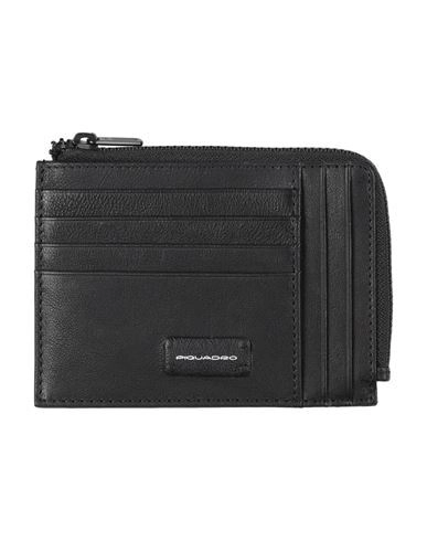 PIQUADRO Wallet Cow Leather, Aluminum