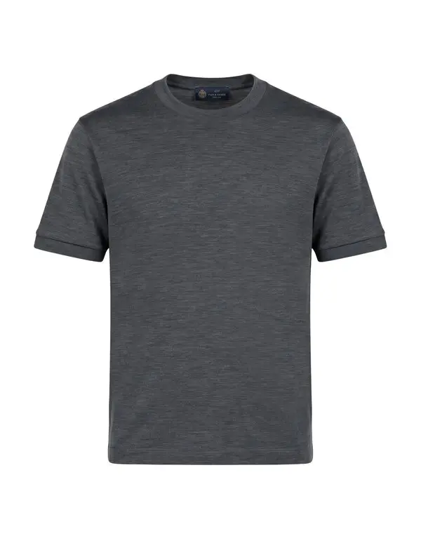 Paul & Shark T-shirt Size Wool, Silk - Grey