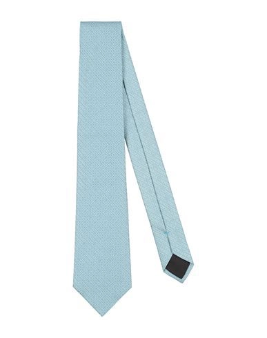 Givenchy Light Silk Jacquard Logo-print Necktie - Blue