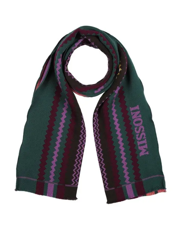 Missoni Scarf Emerald Wool