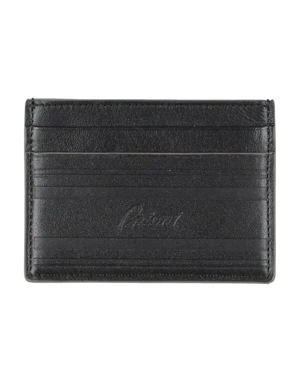 Brioni Cardholder Leather - Grey