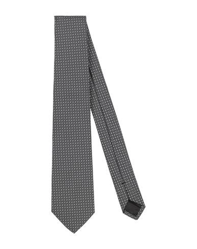 Givenchy Silk Jacquard Geometric-print Neck Tie - Black