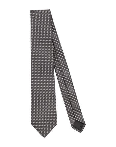 Givenchy Silk Jacquard Geometric-print Neck Tie - Grey