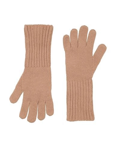 Fabiana Filippi Virgin Wool, Silk, And Cashmere Gloves - Beige
