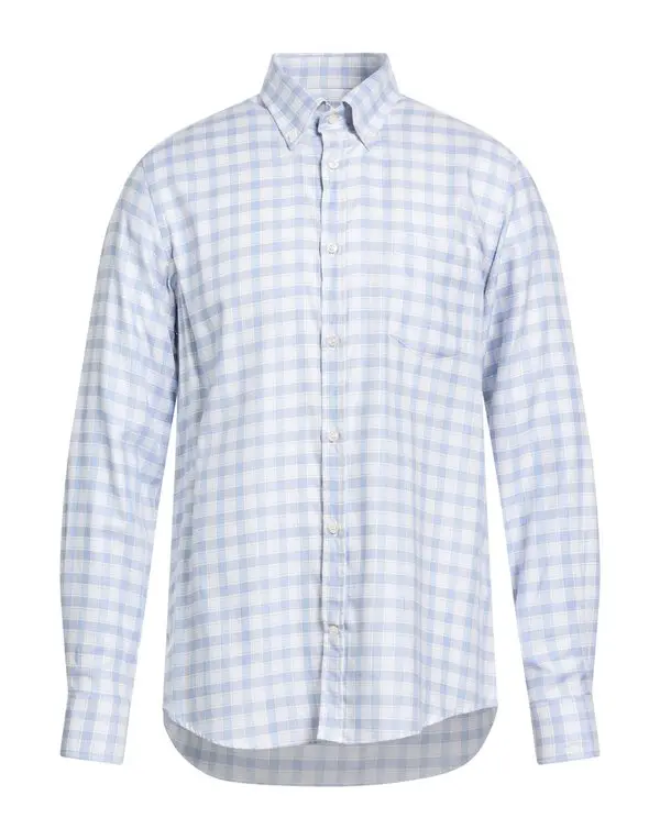 Paul & Shark Shirt Sky Size Lyocell, Cotton