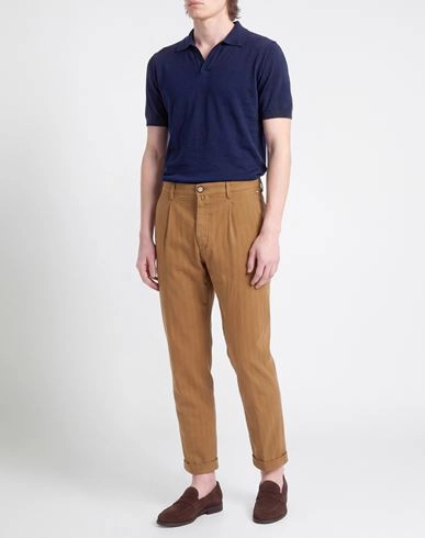 JACOB COHЁN Tailored Cotton Stretch Herringbone Pants