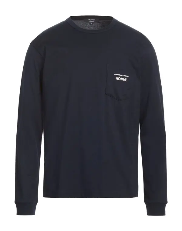 Comme Des Garçons T-shirt Size Cotton - Blue