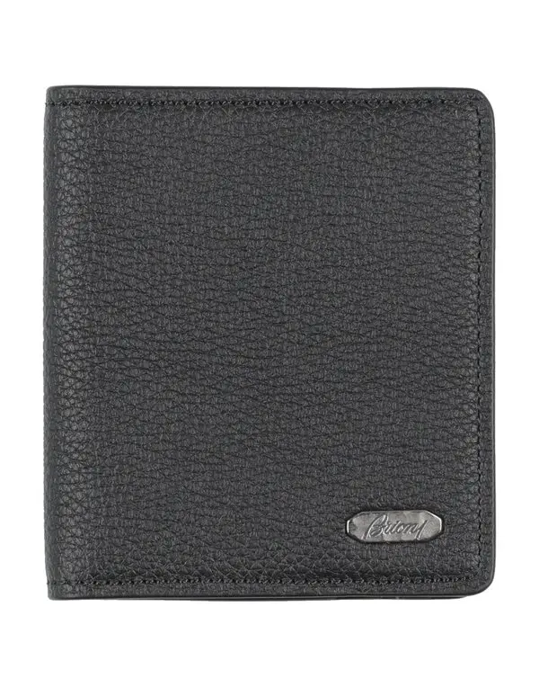 Brioni Cardholder Leather - Black