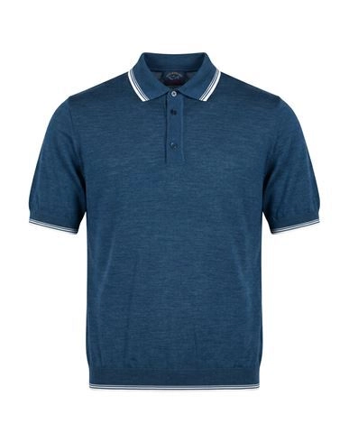 Paul & Shark Polo Shirt Size Virgin Wool, Silk