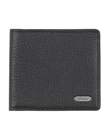 Brioni Wallet Chocolate Leather - Black