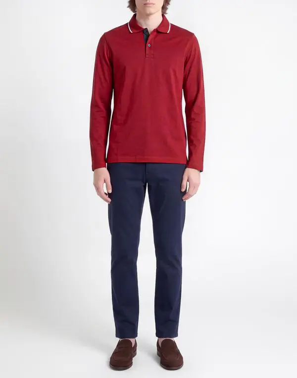 Paul & Shark Polo Shirt Size Cotton, Lyocell - Red