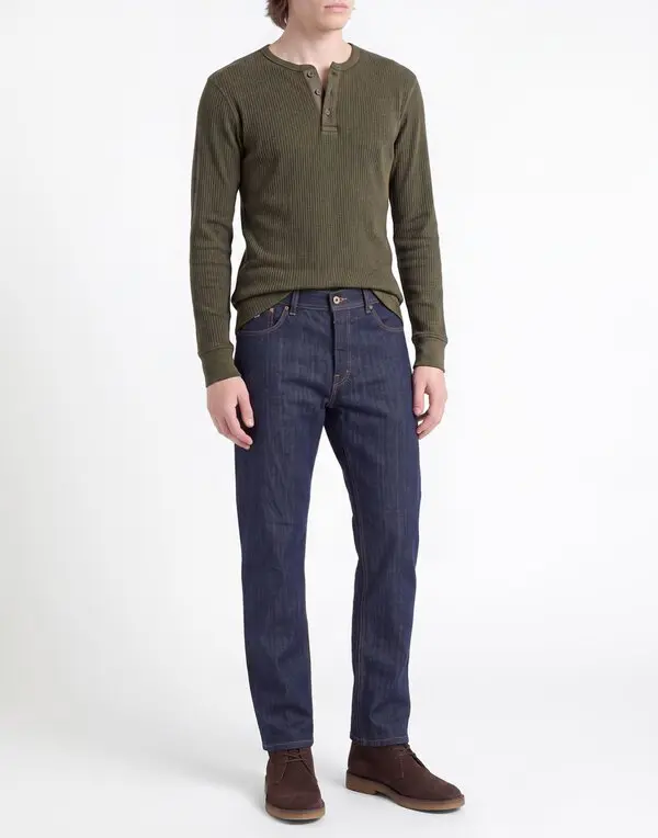 AERONAUTICA MILITARE Dark Wash Tapered Jeans