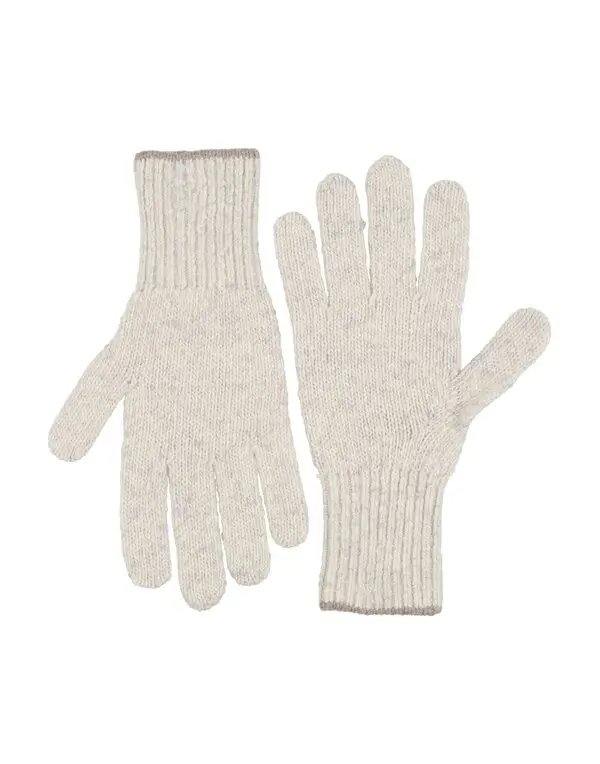 Brunello Cucinelli Cashmere Gloves - Cream