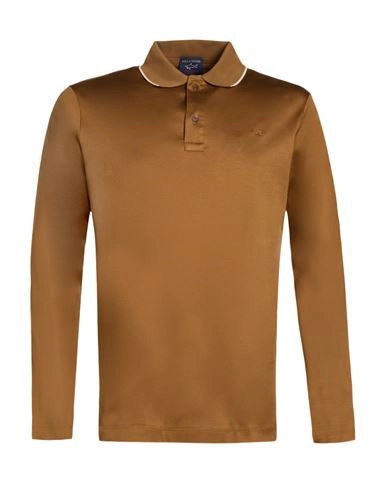 Paul & Shark Polo Shirt Camel Size Cotton - Beige