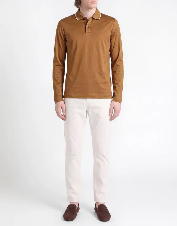 Paul & Shark Polo Shirt Camel Size Cotton - Beige