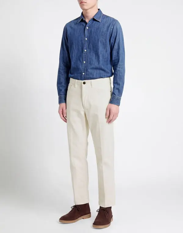 FAY ARCHIVE Pants Ivory Size Cotton - White