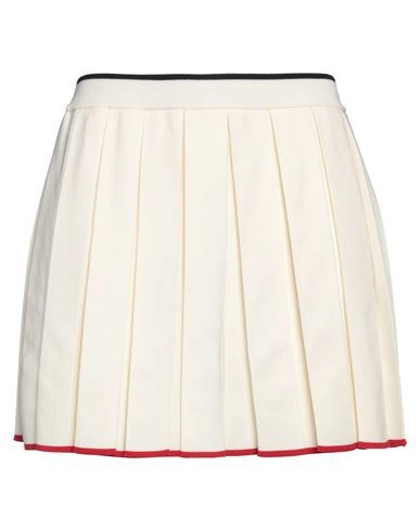 Thom Browne Mini Skirt Ivory Size Virgin Wool, Polyamide, Elastane