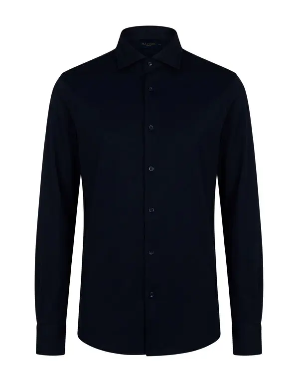 Paul & Shark Shirt Midnight Size Cotton - Blue