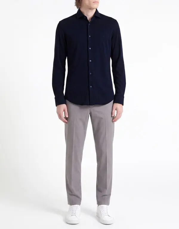 Paul & Shark Shirt Midnight Size Cotton - Blue