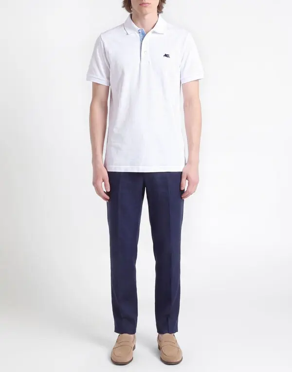 Etro Polo Shirt Midnight Size Cotton - White