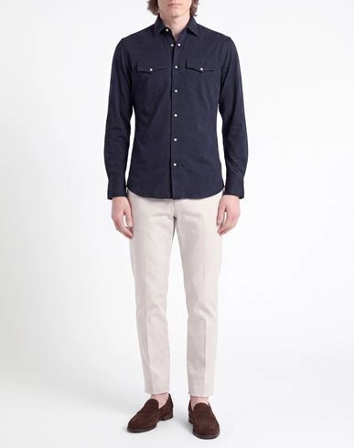 MOORER Shirt Size Cotton - Blue
