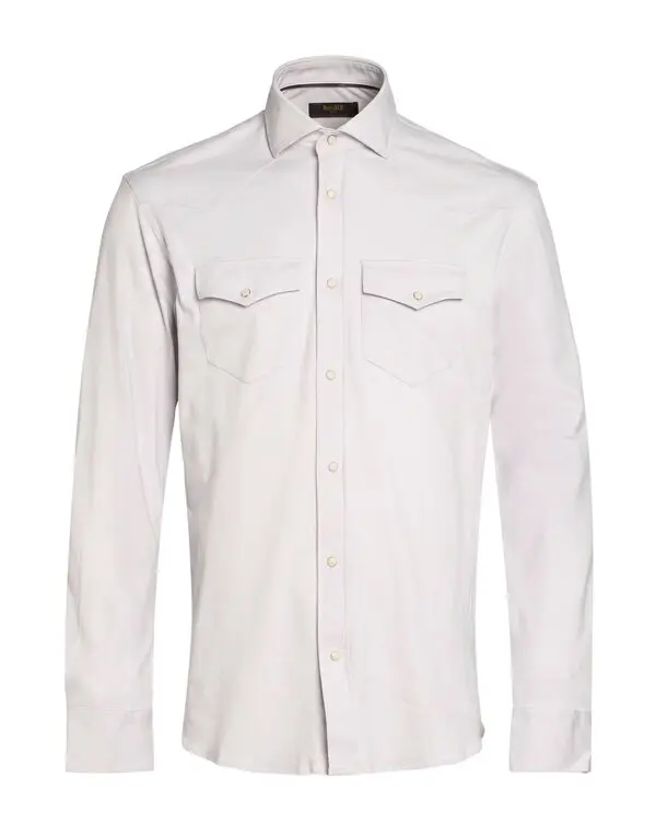 MOORER Shirt Light Size Cotton