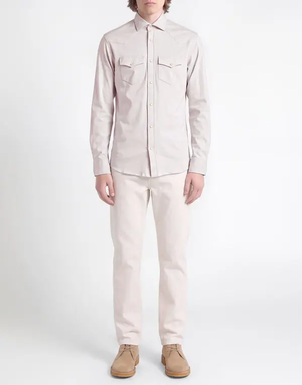MOORER Shirt Light Size Cotton
