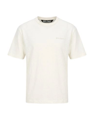 Palm Angels T-shirt Ivory Size Linen - White