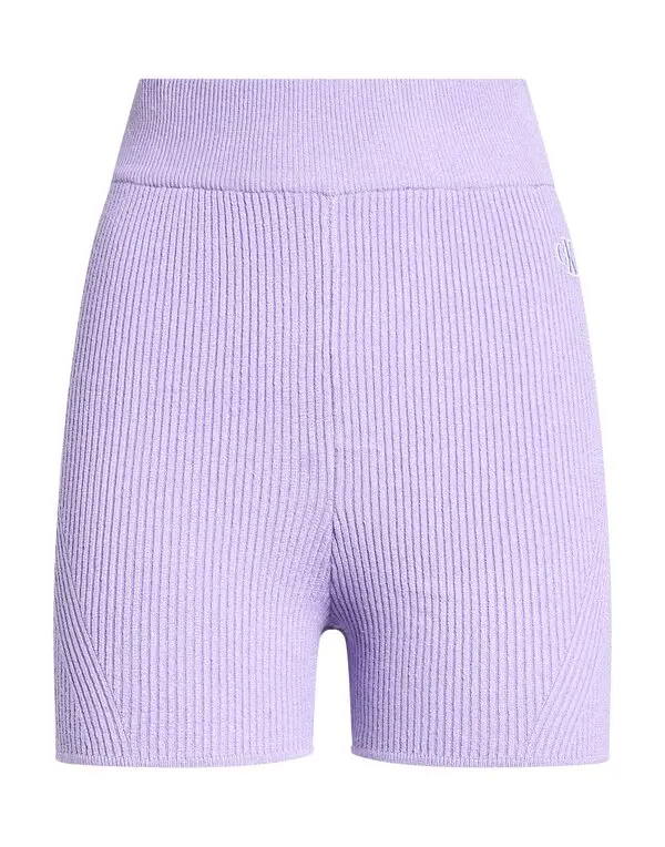 Calvin Klein Ribbed Knit High Waisted Shorts
