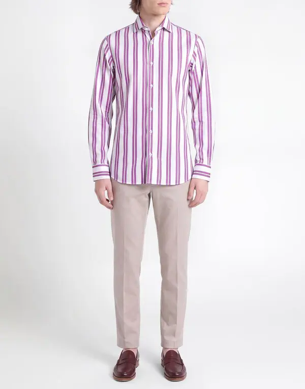 MOORER Shirt Size Cotton - Purple