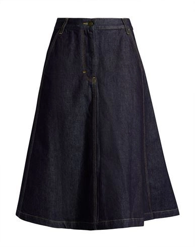 KAOS Flared Denim Skirt - Blue