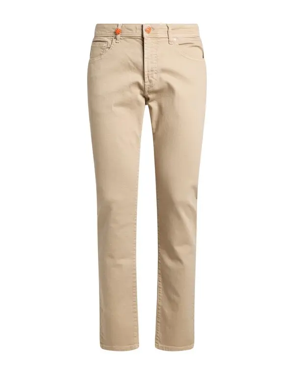 MANUEL RITZ Pants Sand Size Cotton, Elastane