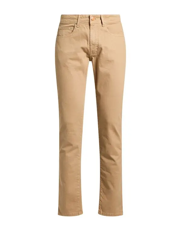 MANUEL RITZ Cotton Elastane Stretch Twill Pants