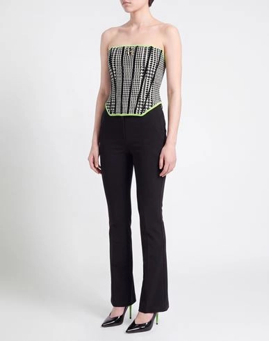 Elisabetta Franchi Houndstooth Corset Top