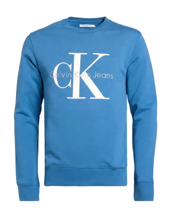 Calvin Klein Sweatshirt Azure Size Cotton