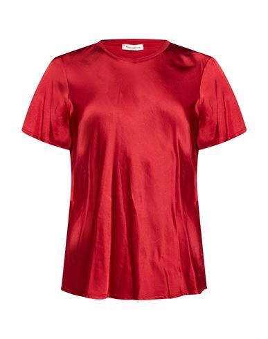 MANILA GRACE Viscose & Elastane T-shirt - Red