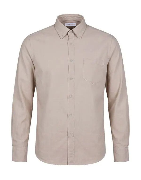 MANUEL RITZ Shirt Sand Size Cotton, Elastane