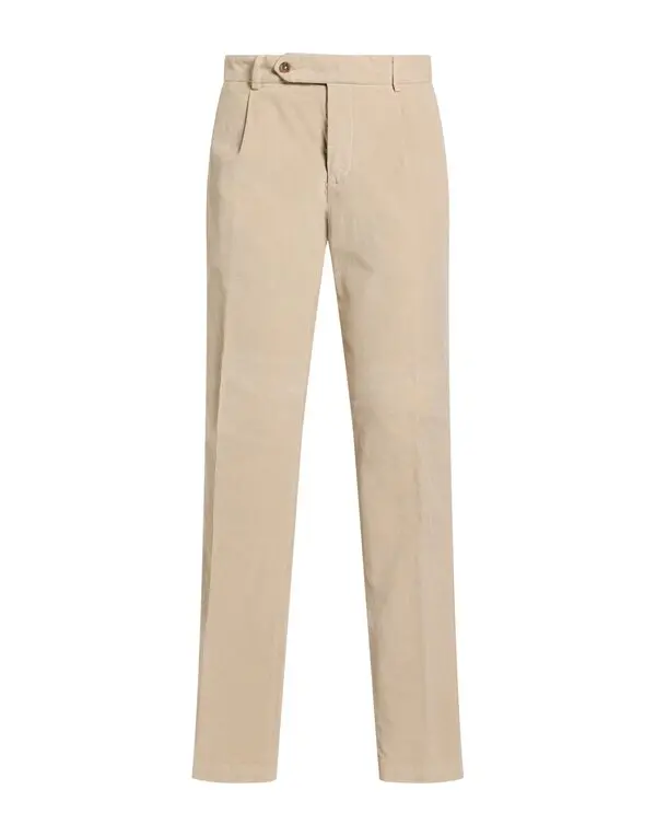 PAOLONI Pants Sand Size Cotton, Elastane - Beige