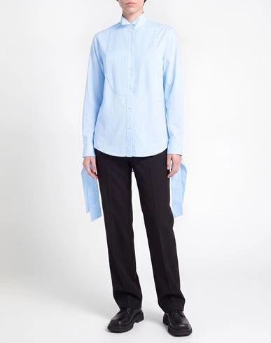 JACOB COHЁN Light Cotton Shirt With Pleated Front And French Cuffs
