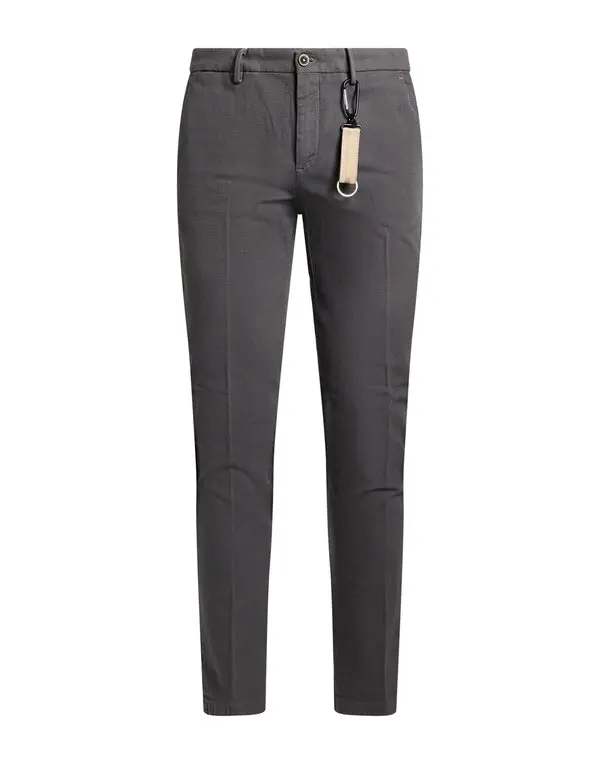 MANUEL RITZ Pants Size Cotton, Elastane - Grey
