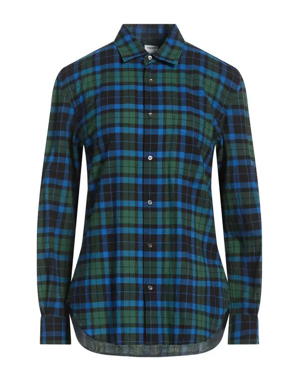 Aspesi Checked Cotton Shirt - Blue