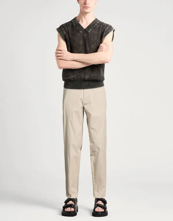 Armani Exchange Pants Taupe Size Cotton, Elastane