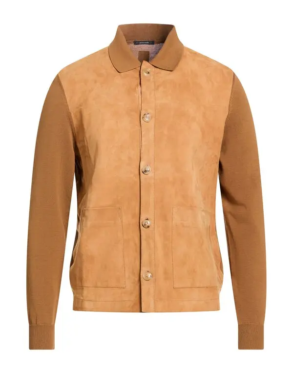 JACOB COHЁN Shirt Tan Size Cotton