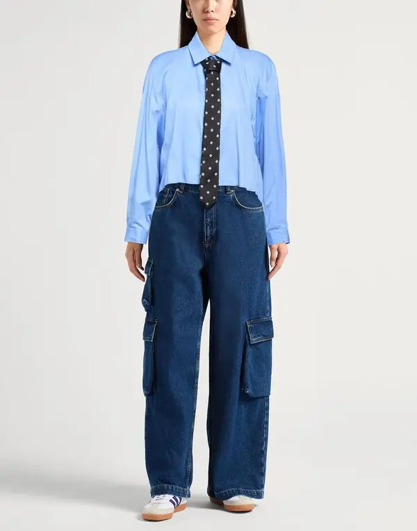 Sandro Cotton Shirt With Appliqué Detail