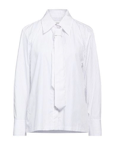 Sandro Striped Cotton Poplin Shirt With Embellishments