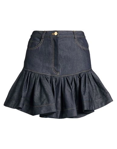 Sandro Flared Tiered Denim Skirt