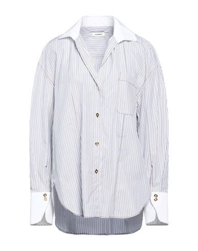 Sandro Cotton Poplin Striped Oversized Shirt